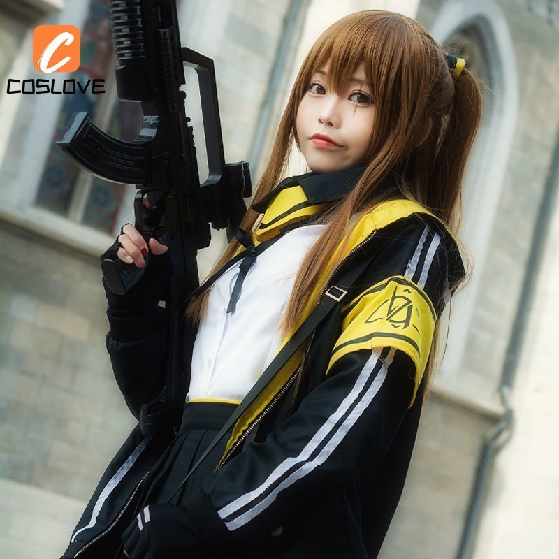 Anime Game Girls Frontline UMP45 Cosplay Full Set Costume Cute Girl ...