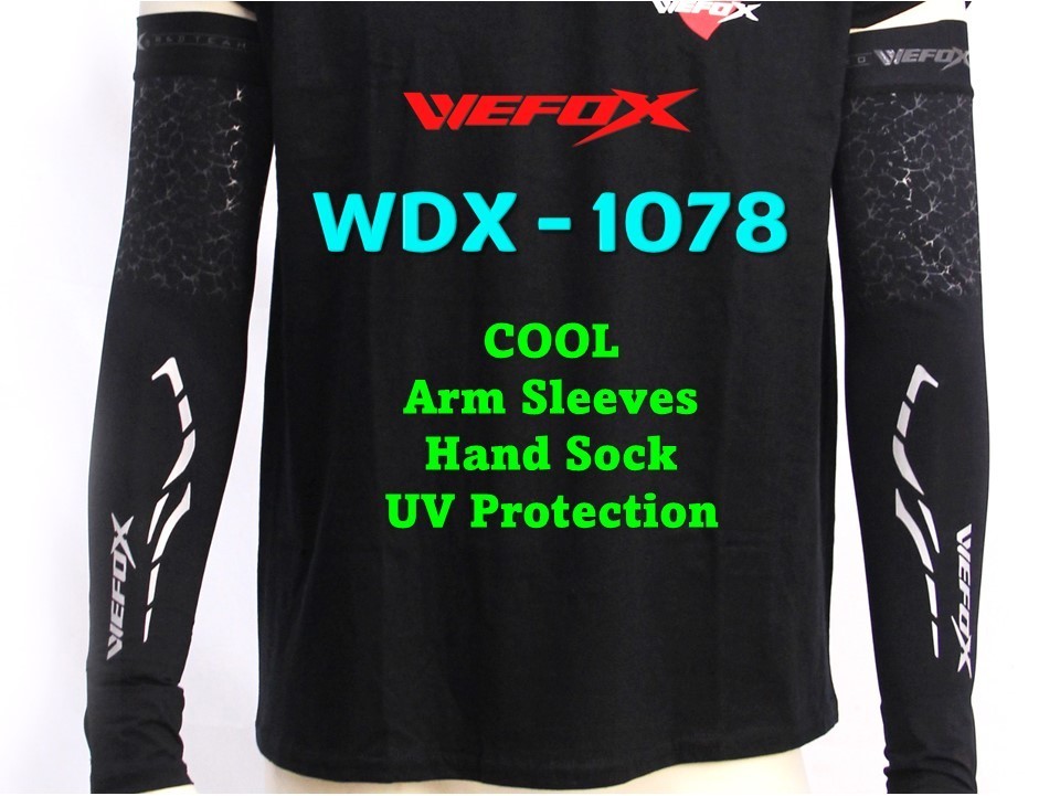 WEFOX WDX-1078 - Cool Arm Sleeves Hand Sock UV Protection for ...
