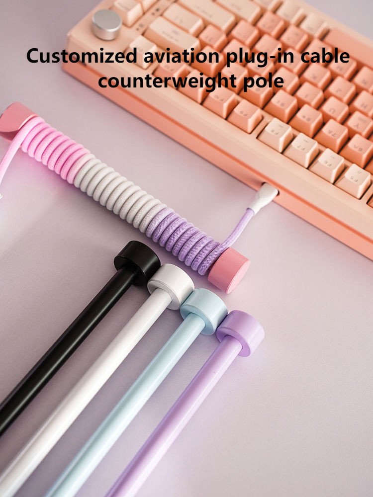 Customized aviation plug-in cable counterweight pole for mechanical ...