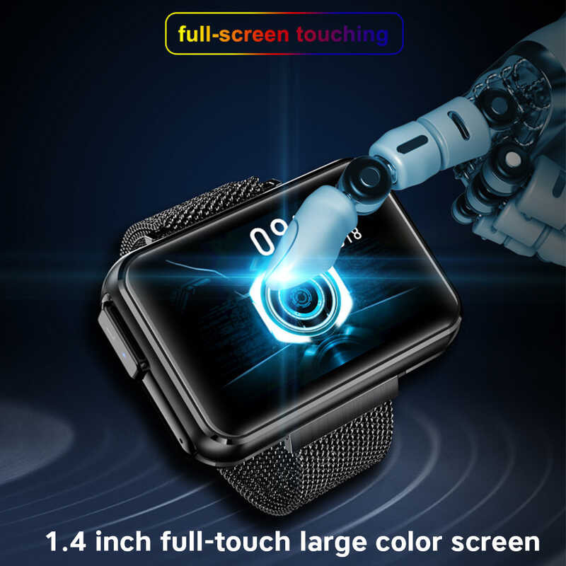 LY ♛ T91 Smart Watch 2 Sa 1 TWS Wireless Bluetooth Headset Big DIY ...