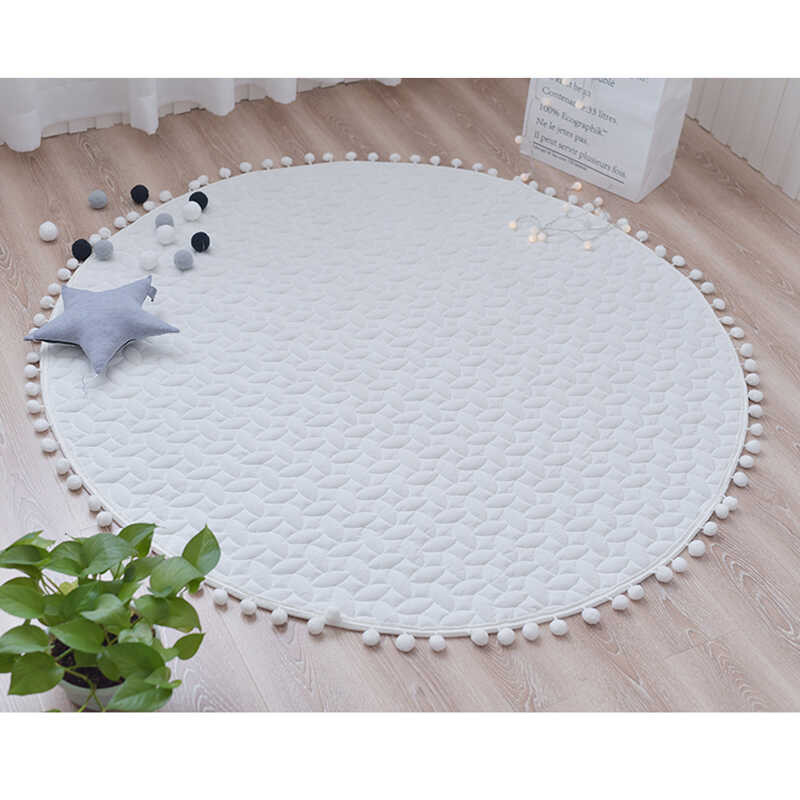 Cotton Baby Playmat Baby Gym Mats Children Games Rug Activity Crawling ...