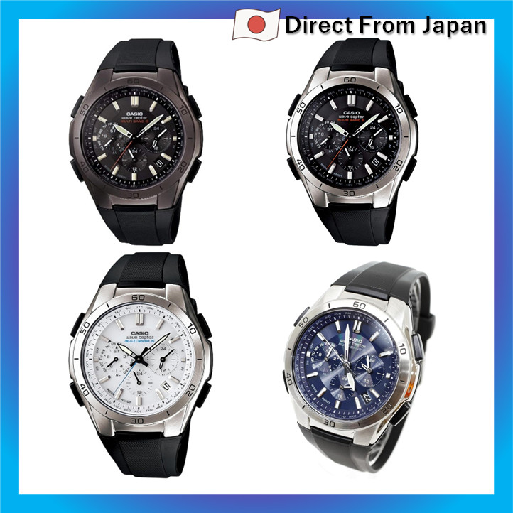 Casio WAVE CEPTOR Watch Black Men's WVQ-M410 , Black, White, Navy, All ...