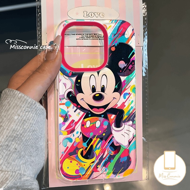 Trendy Brand Cute Cartoon Mickey Mouse Case Compatible for IPhone 16 11 ...