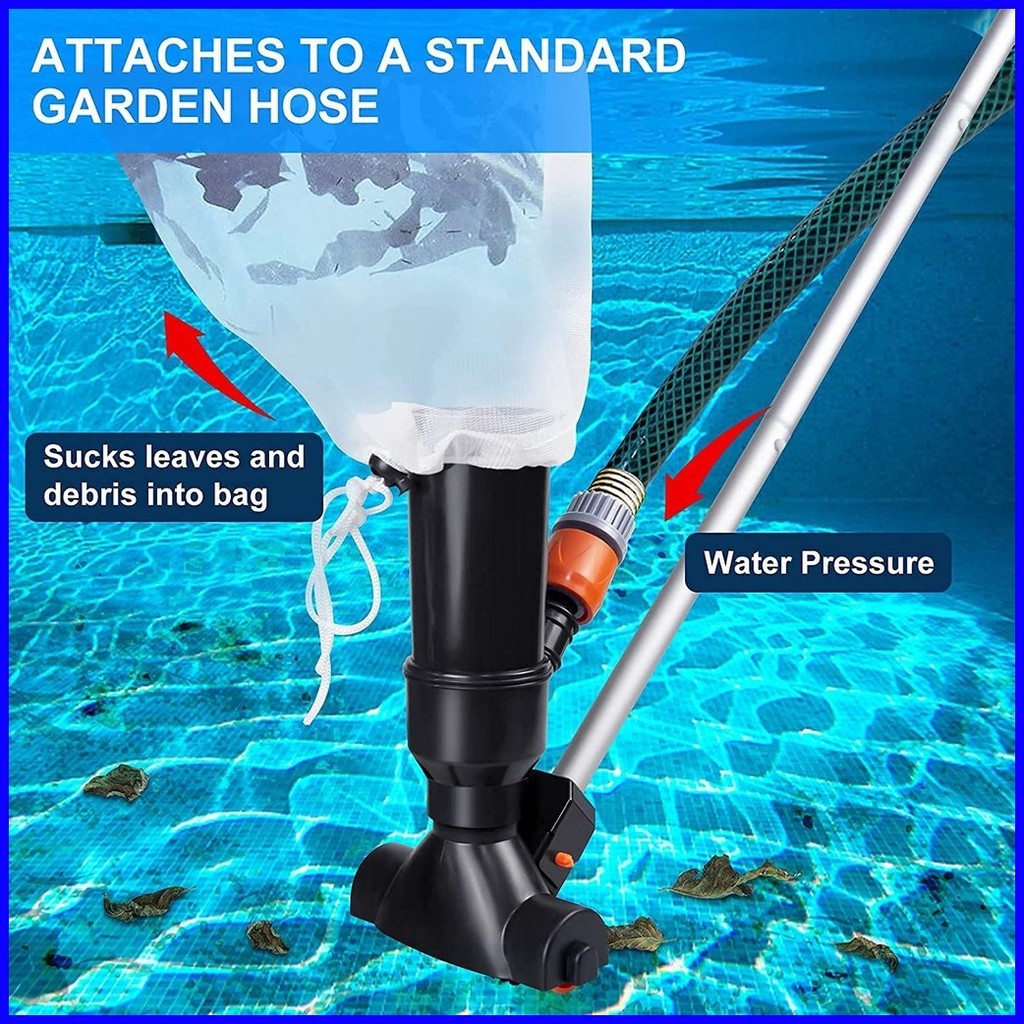 ♂ Swimming Pool Jet Vacuum Cleaner Portable Underwater Jet Vacuum ...