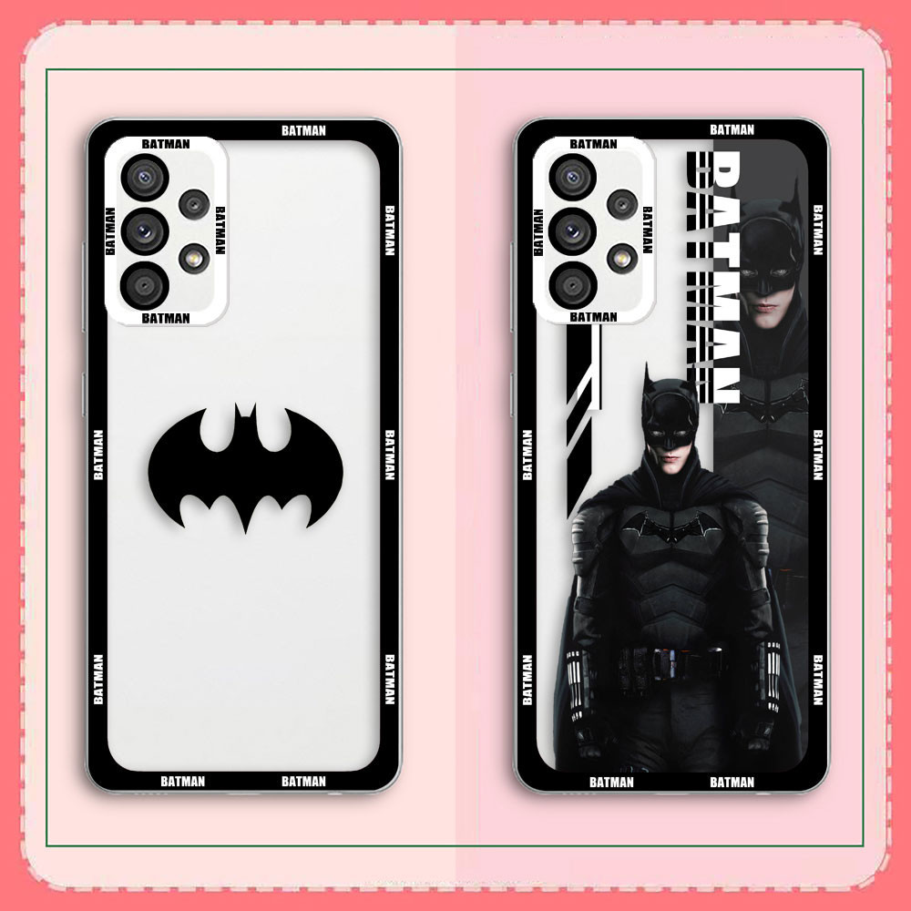 DC Black Batman Cover Clear Angel Eyes Phone Case For Samsung Galaxy ...