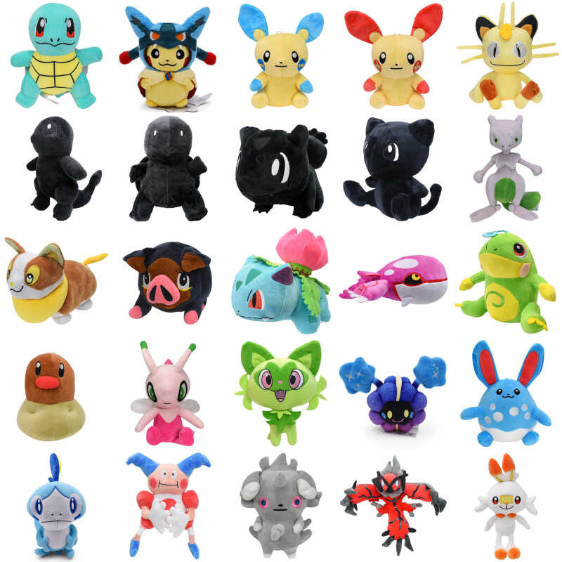 Pikachu Squirtle Charmander Bulbasaur Cosmog Ivysaur Mewtwo Plush Toy ...