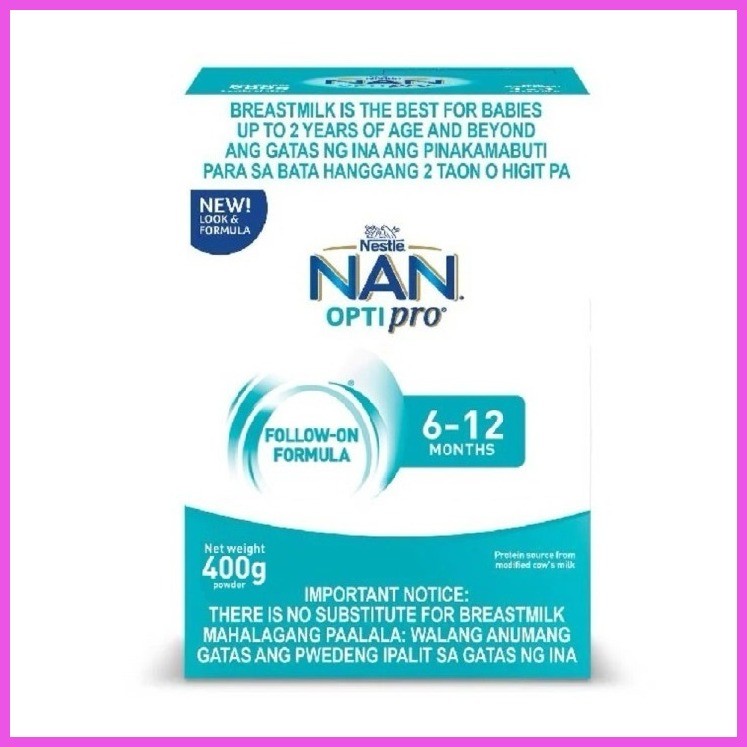 § ⚾︎ NAN® OptiPro® Two 400g 6-12 Months Old Infant Formula | Shopee ...