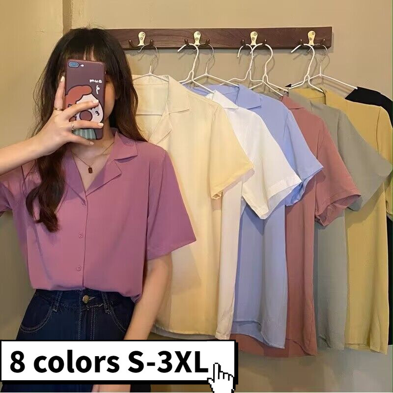 {shipped From Manila Cod} Summer Korean Style Blouse For Women Girls