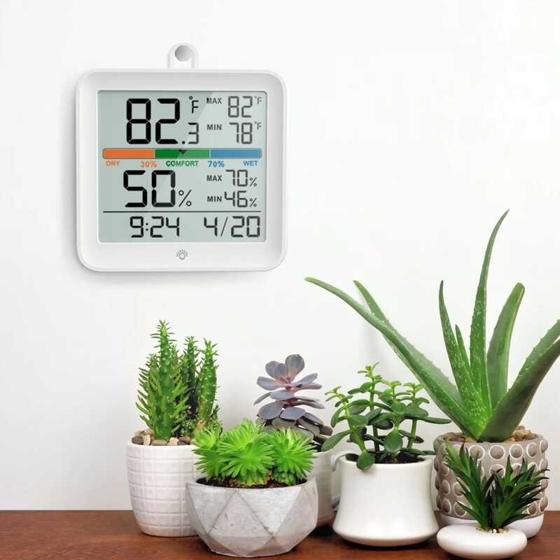 Digital Thermometer Hygrometer indoor Room Temperature Humidity Meter ...