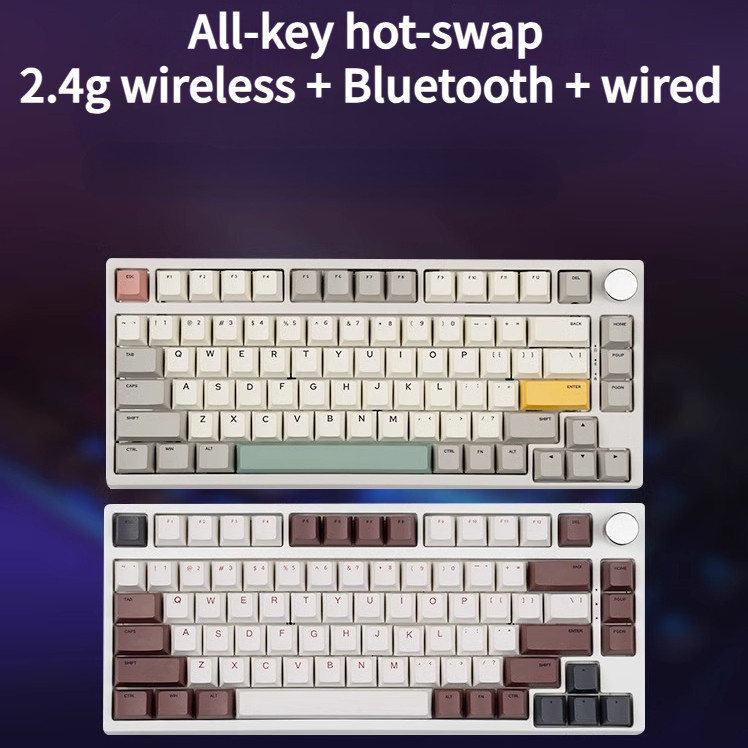 Lychee G81 Three-mode 2.4g Wireless Bluetooth Gasket Structure ...