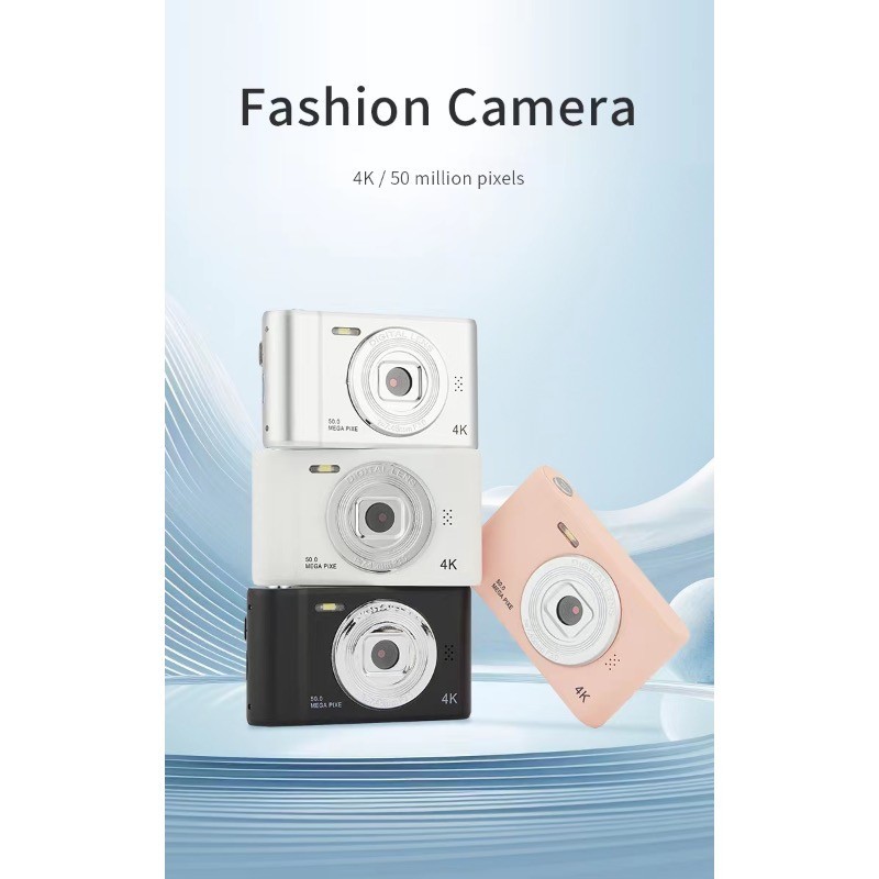 I5 4K HD Digital Camera 50MP Million Pixel 16x Zoom 2.4 Inches ...