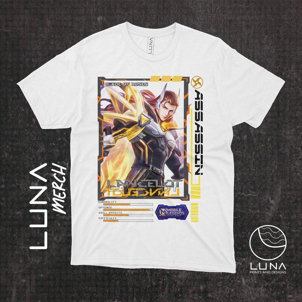 Mobile Legends Shirt ML Collection - The Luna Merch (Fanny Gusion Hanzo ...