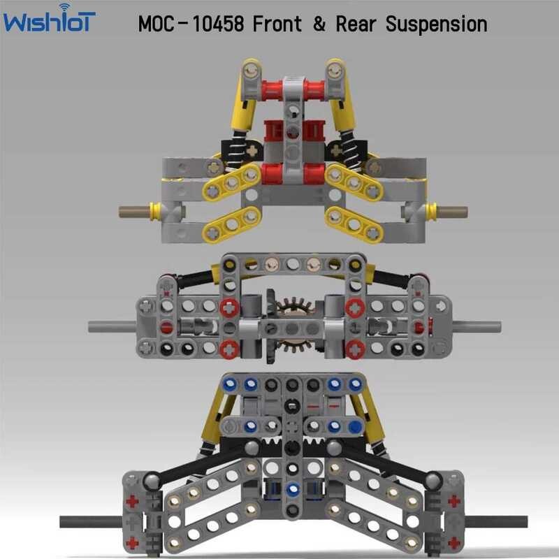 Tt Moc-10458 Simple Front Rear Suspension With Shock-Absorbing For ...