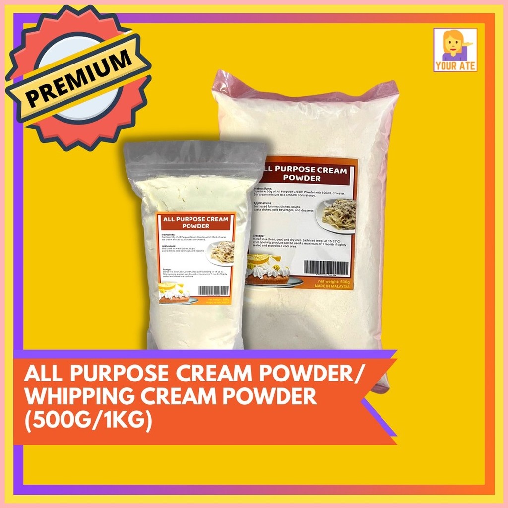All Purpose Cream Powder/ Whipping Cream Powder (500g/ 1kg) | Shopee ...