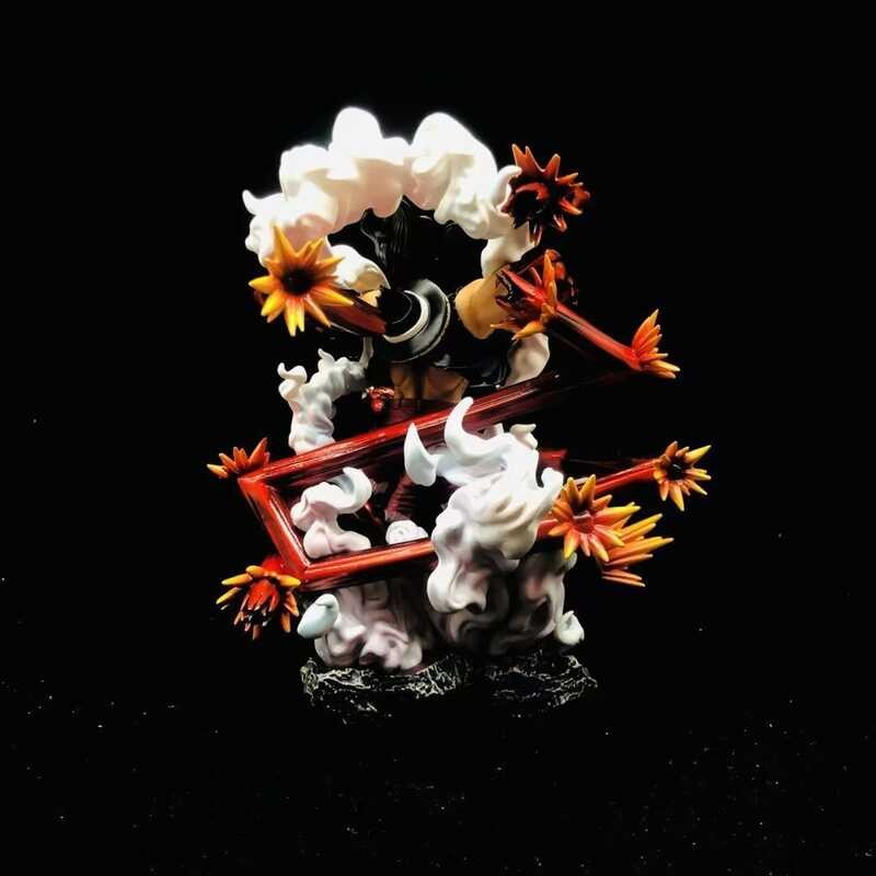 Anniversary Pirate Snake Man Luffy Fate Duel Luffy Statue Q Edition ...