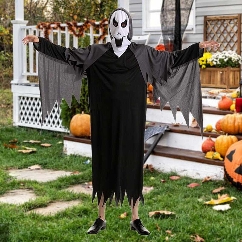 LY Segolike Halloween Grim Ghost Costume Cosplay Outfit Scream Robe ...