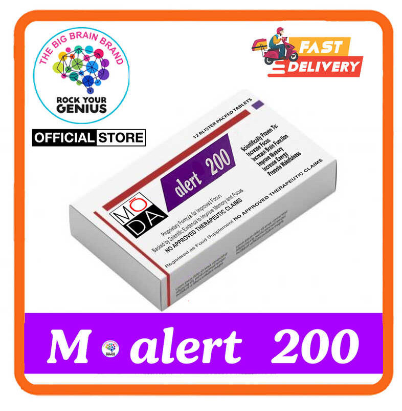 M0DA Alert Brain Booster To Boost Brain Memory for Adults 12's | Shopee ...
