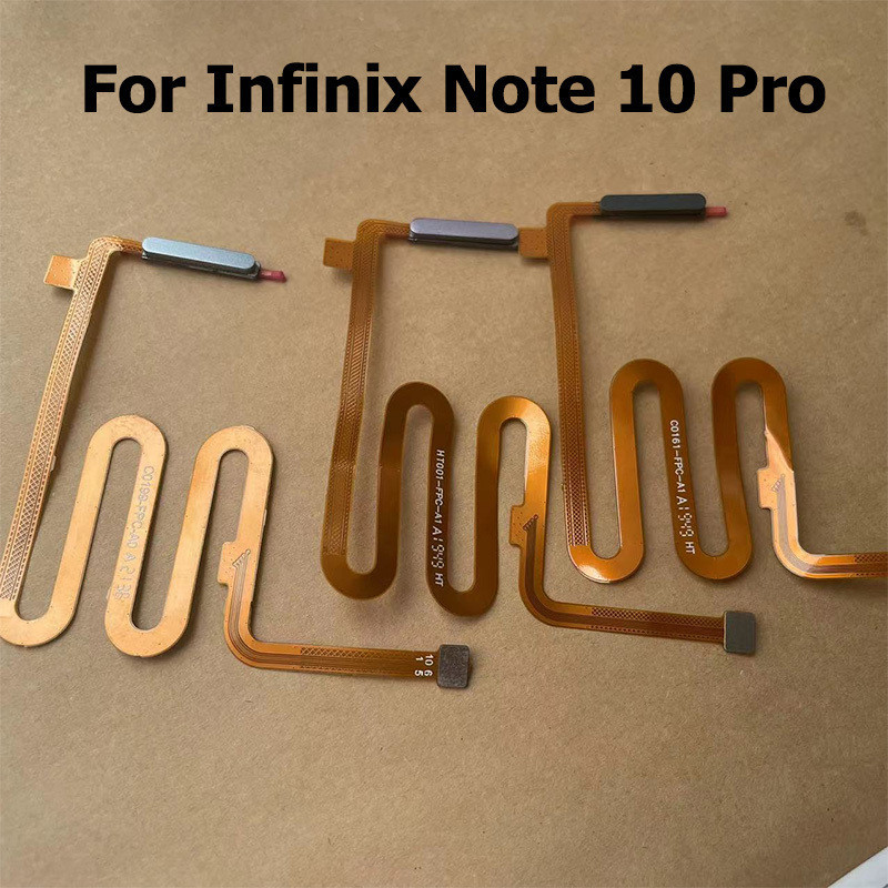 Original For Infinix Note 10 Pro Power Button Touch ID Finger Scanner ...