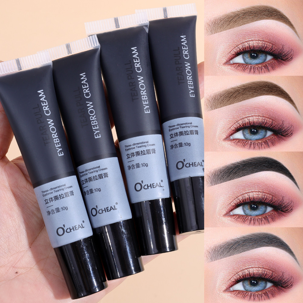 Waterproof Peel Off Eyebrow Gel Semi Permanent Matte Eye Brow Tattoo