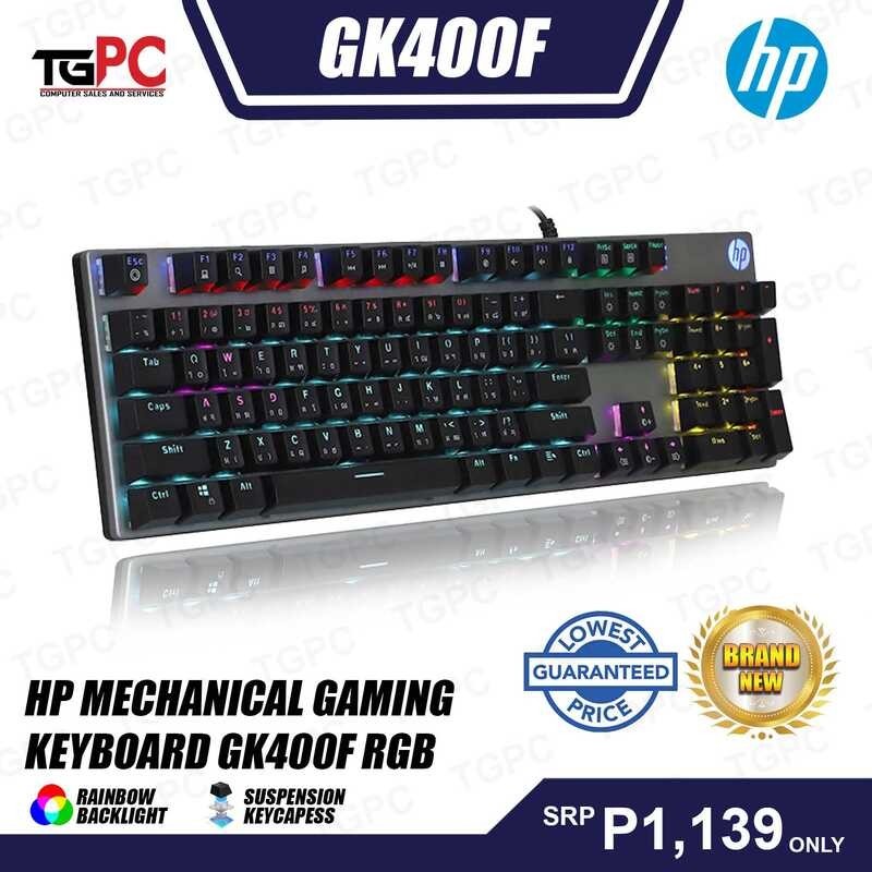 HP Mechanical Gaming Keyboard Gk400f RGB | Shopee Philippines