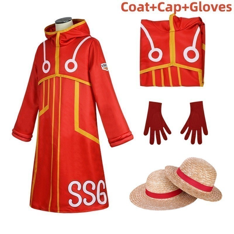 Adult Egghead Island Costume Monkey D Luffy Robe Cosplay Costume 163 ...