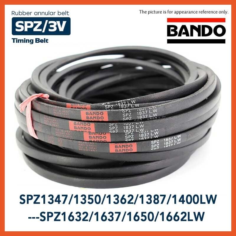BANDO SPZ/3V Type SPZ1347-1662mm Hard Wire Rubber Drive Pitch Length Girth Industrial ...