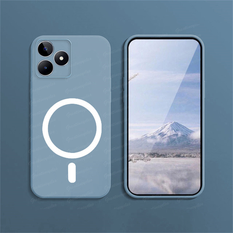 Realme C53 RMX3760 / C51 RMX3830 / Narzo N53 /Realme Note 50 Magnetic Phone Case Candy Color ...