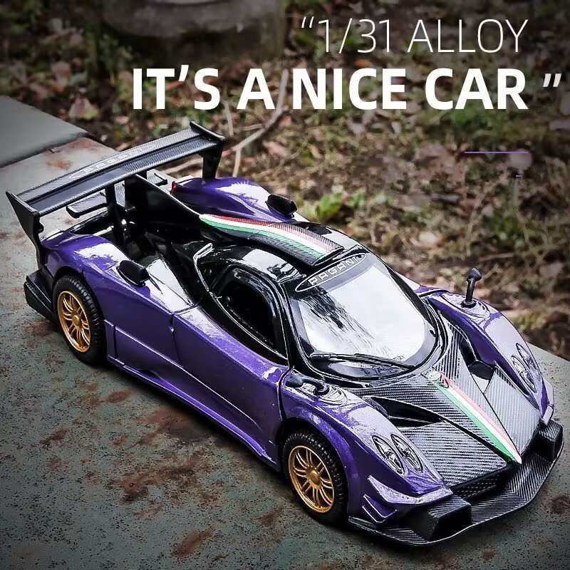 1:31 Pagani Zonda R Revolucion Alloy Sports Diecasts Metal Toy Racing ...