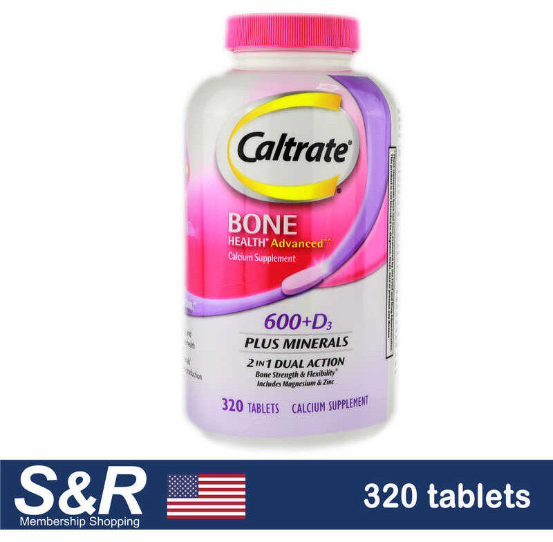 S18 Caltrate Bone Health Advanced 600 D3 Plus Minerals Calcium 2 In 1