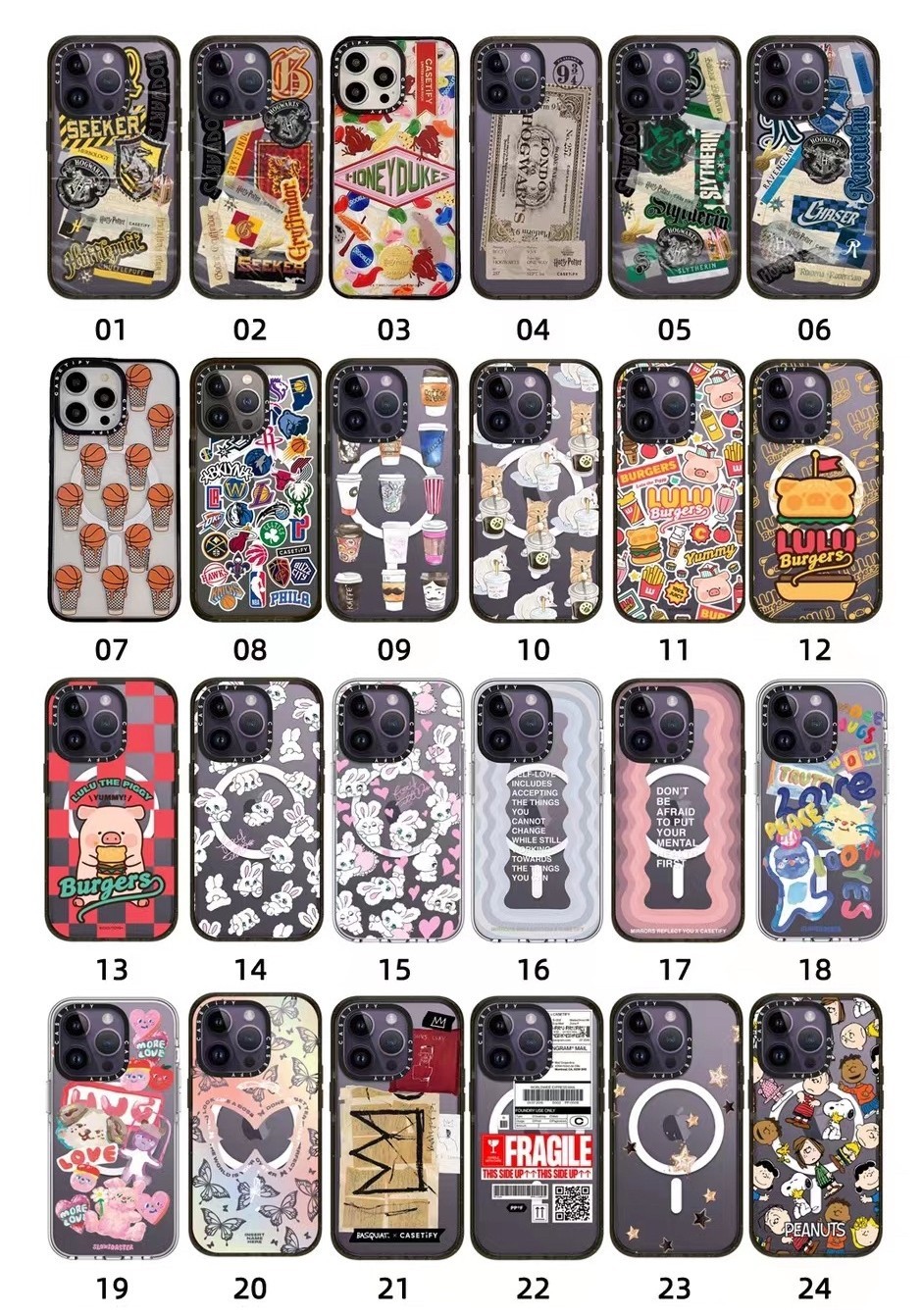 MUZIK Tiger Rabbit Clear Hard Impact Magnetic Casetify Phone Case for ...
