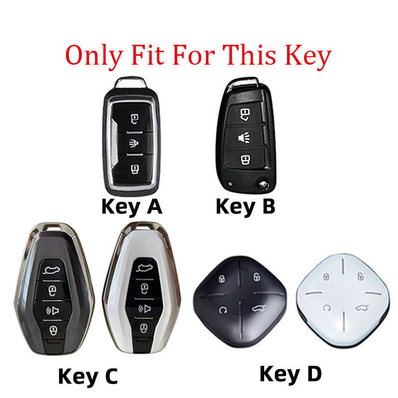 New Car Key Case Cover Shell For Chery Jetour DASHING X-1 Plus DTC 2022 ...