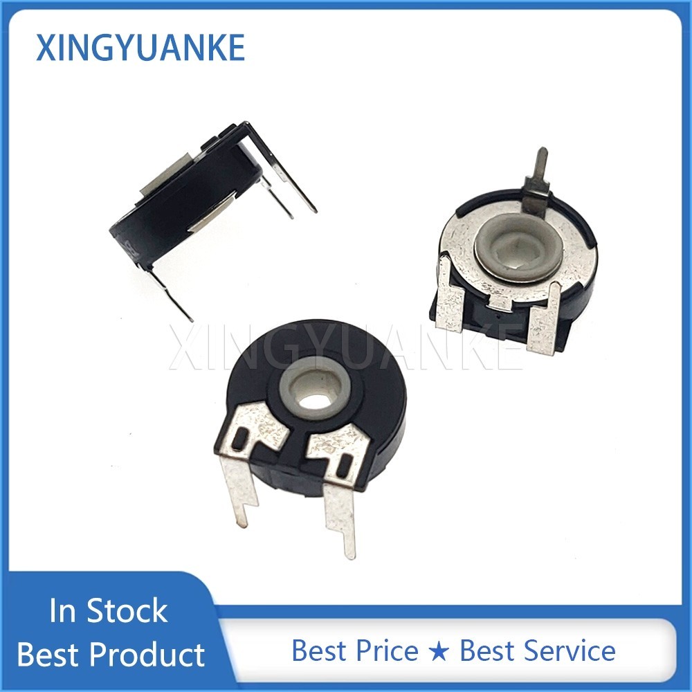 5PCS Potentiometer PT15 B1K 5K 10K 20K 50K 100K 200K 500K Elliptical ...