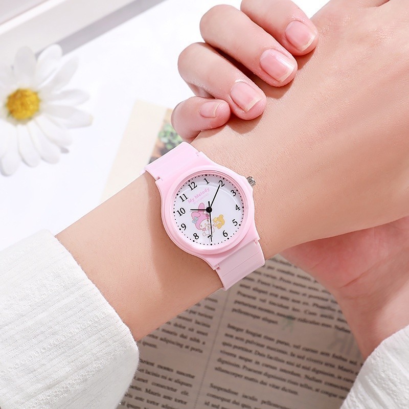 Sanrio Electronic Watch for Children Cute Kuromi Pochacco Hello Kitty ...