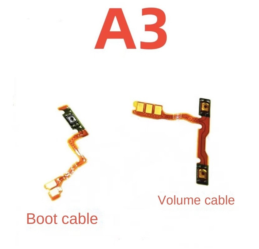 Power volume button flex For oppo F7 A3 Power on off Volume Button Side Key Up Down Flex Cable ...