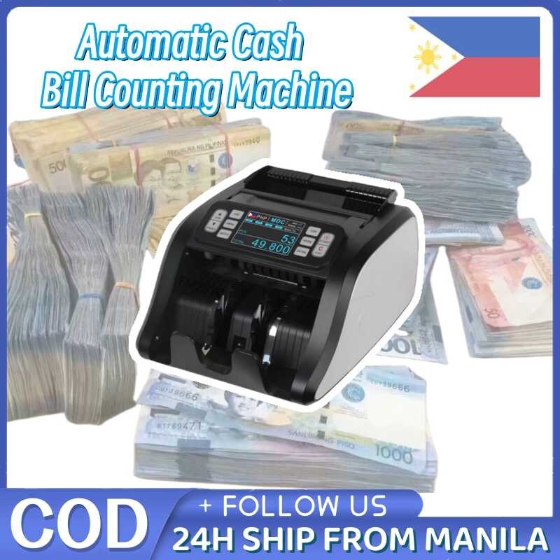 Automatic Cash Bill Counting Machine Money Counter Cash Detector ...