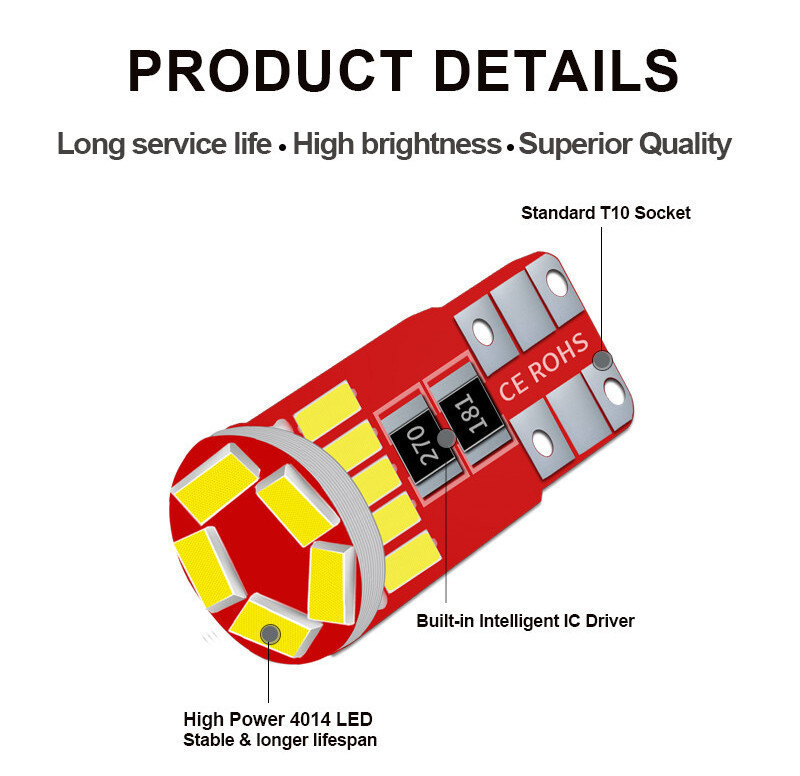 Interior LED For Toyota Innova Kijang Innova 2004-2024 Canbus Vehicle ...