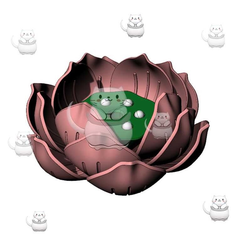 Lotus Flower Petal Rhinoceros Modeling Rhino/C4D/3Dmax/Maya Model obj ...