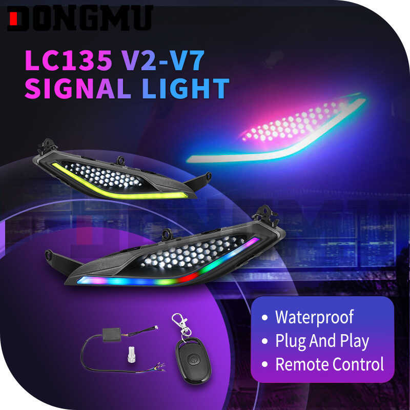 Motorcycle Lc135 RGB LED Indior Light Lc135 V2 V3 V4 V5 V6 V7 Remote ...