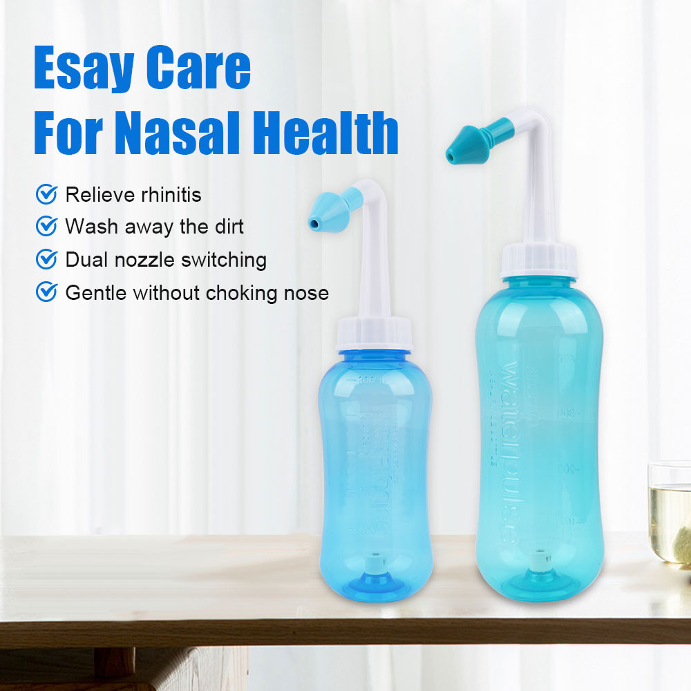 Salorie Nose Wash System Neti Pot Cleaner Irrigation for Allergic ...