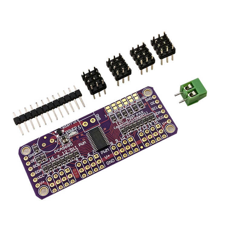 CCU-PCA9685 16 channel 12 bit Fm+I2C bus PWM controller servo control ...