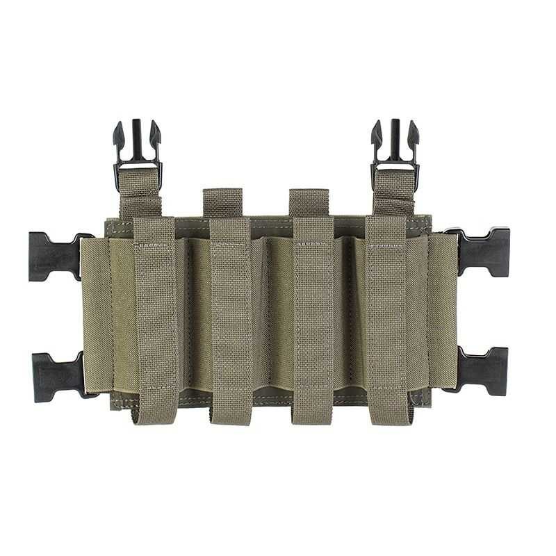 3B IDOGEAR PEW Tactical Quadruple Magazine Panel For 3 4 Jpc2.0 Elastic ...