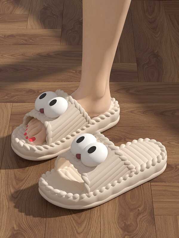 Female Home, Cute Wearing Cool Slippers Indoors And | Shopee Philippines