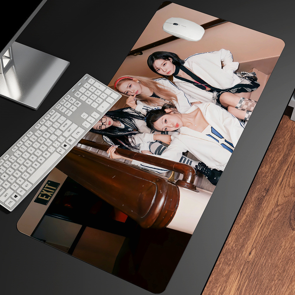 Korea Kpop Aespa Mousepad Large Gaming Mouse Pad LockEdge Thickened ...