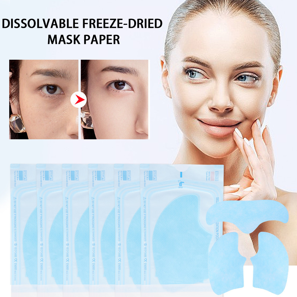 Collagen Film Paper Soluble Facial Mask Face Skin Cheek Sticker ...