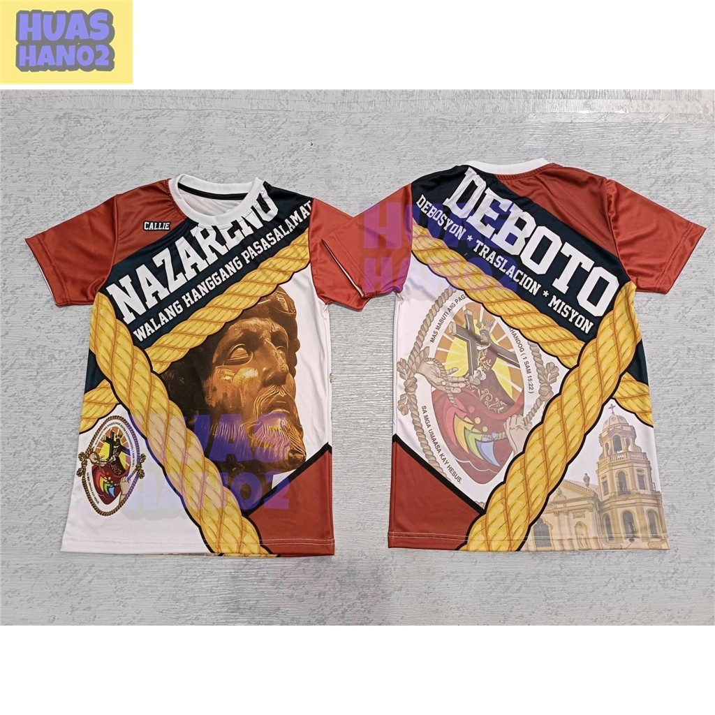 [FREE CUSTOME] Fully sublimated 3D print TSHIRT nazareno 2025 debosyon ...
