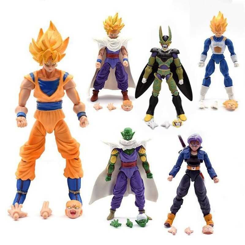 Dragon Ball SHF Movable Modifiable Doll Model Toy Super Saiyan Goku ...