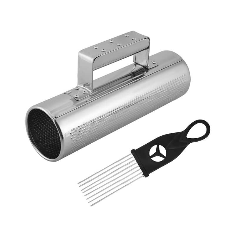 LY Professional Large Stainless Steel Guiro With Scraper Latin Merengue ...