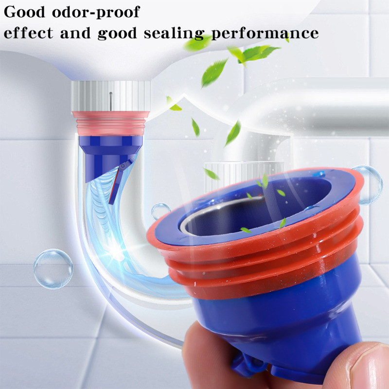 Sewer Pipe Magnet Silicone Sealing Ring - Odor-proof Anti-insect Water ...