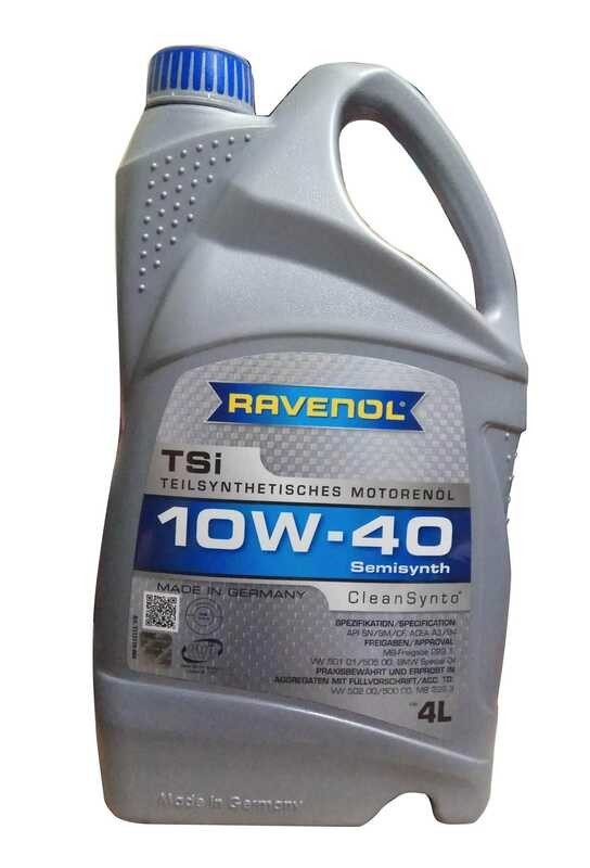 RAVENOL TSi SAE 10W-40 4 Liter ( 1 Gallon ) for Gas and Diesel Engine ...