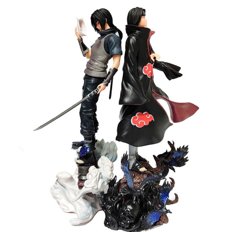 Naruto Shippuden Figure Anime Action Figures Uchiha Itachi Figma 35Cm ...